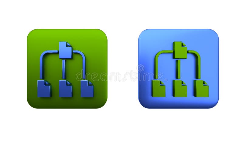 Network File System Flat Round Icons Stock Vector - Illustration of ...