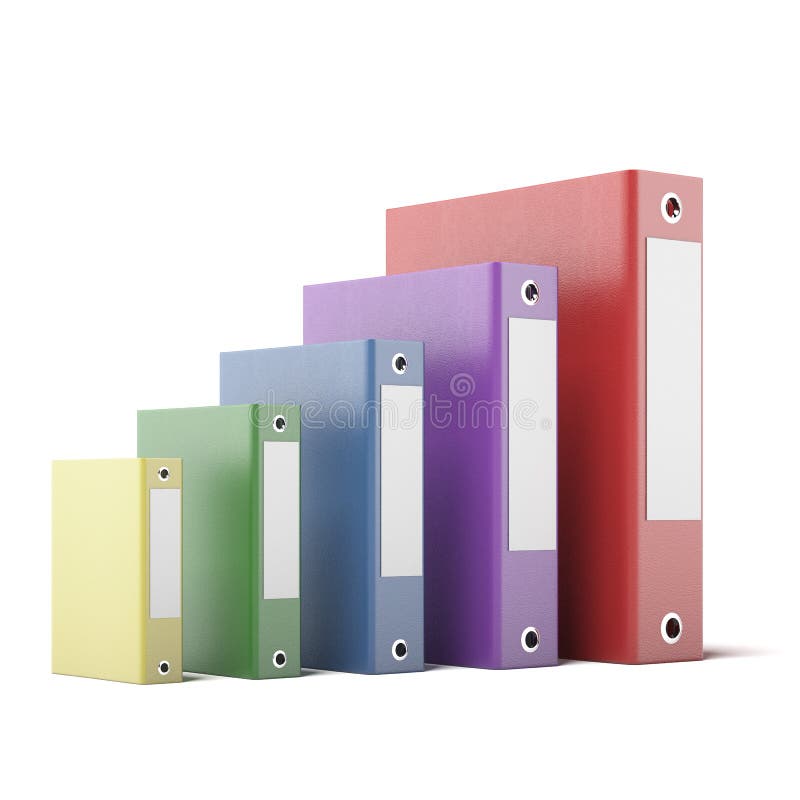 Colorful files stock photo. Image of document, files - 17971386