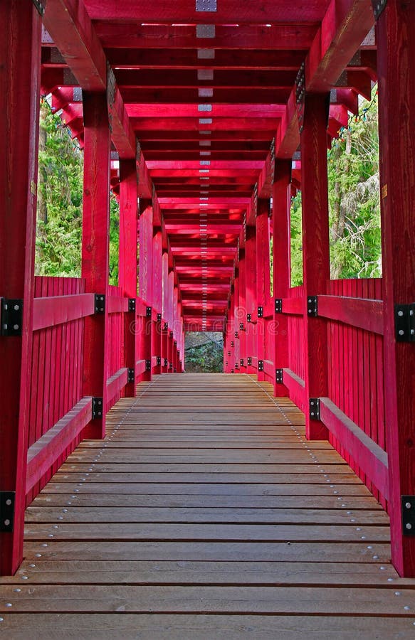 Colorful Foot Bridge stock photo. Image of hiking, foot - 26868812