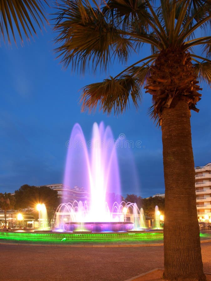 Colorful Fountain stock image. Image of outdoors, magic - 24456727