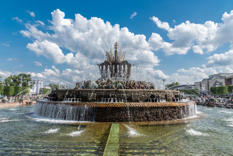 Colorful Fountain stock image. Image of fountain, pink - 135769879