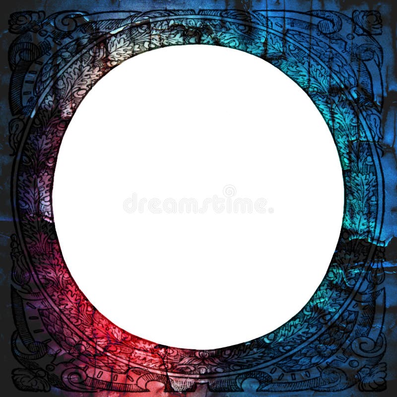 Colorful Frame stock illustration. Illustration of scrapbook - 19763614