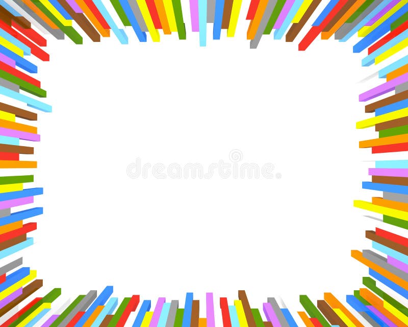 Colorful frame stock illustration. Illustration of frame - 22881921
