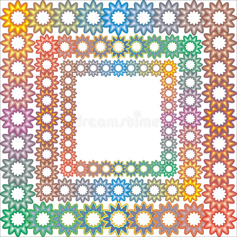 Colorful frame stock vector. Illustration of vector, vintage - 27657063