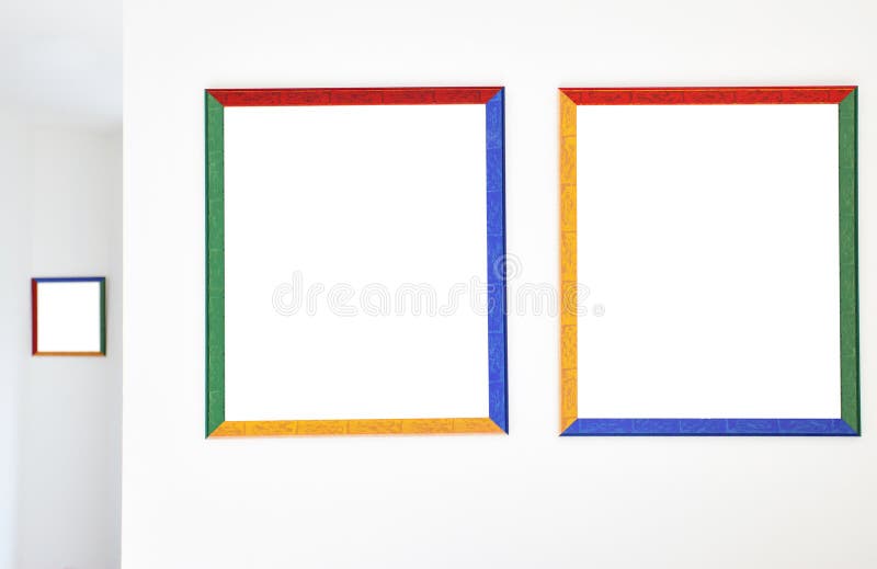 Colorful frames stock image. Image of decoration, artist - 9202297