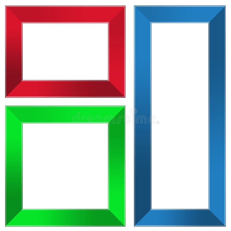 Colorful Frames stock image. Illustration of green, background - 82613775