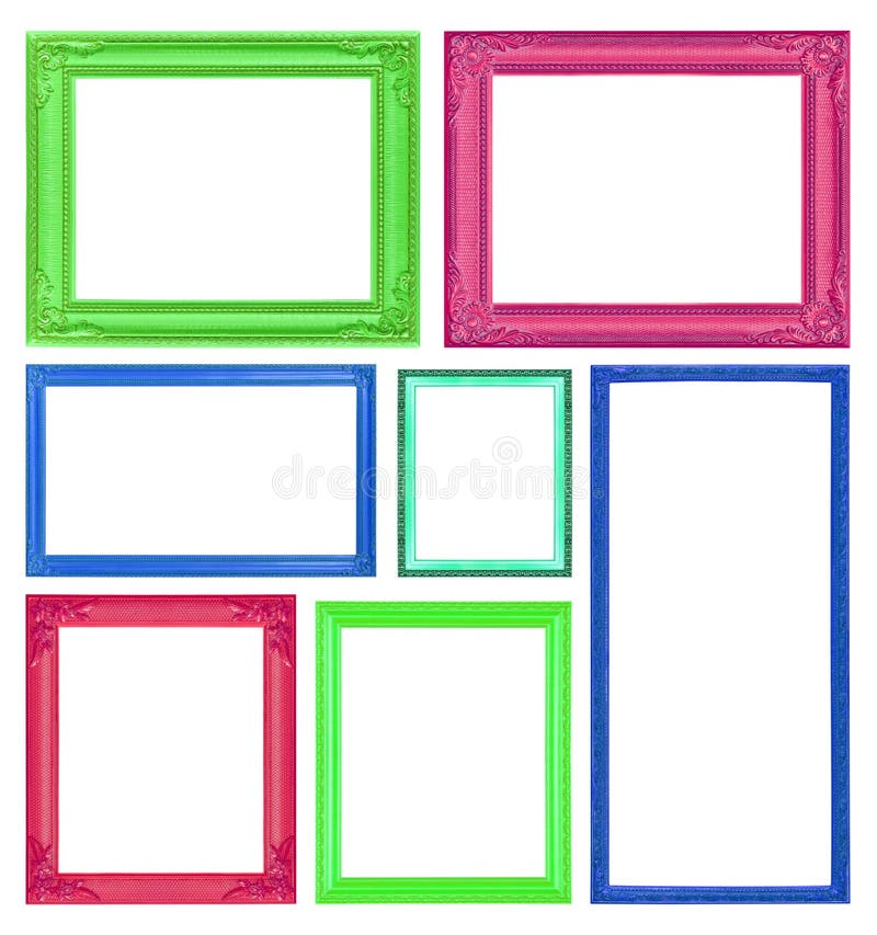 Colorful frames stock photo. Image of copyspace, edge - 21833316