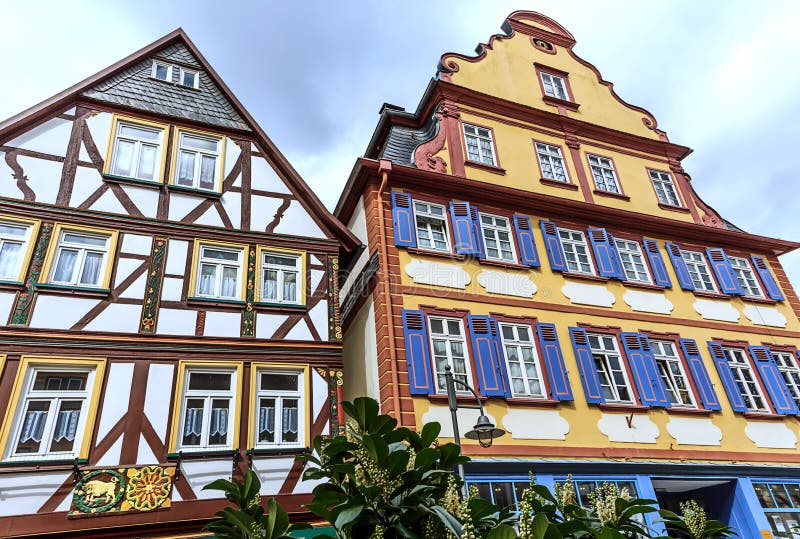 Colorful Half Timbered House in Battenberg, Germany, Ancestral Seat of ...