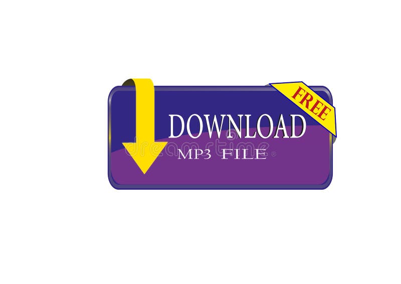 COLORFUL FREE DOWNLOAD MP3 FILE ICON WEB BUTTON Stock Illustration ...