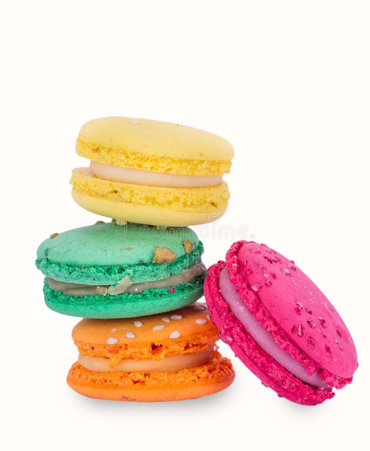 Colorful french macaroons stock image. Image of mint - 39536039