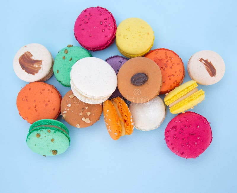 Colorful french macaroons stock photo. Image of french - 40787806