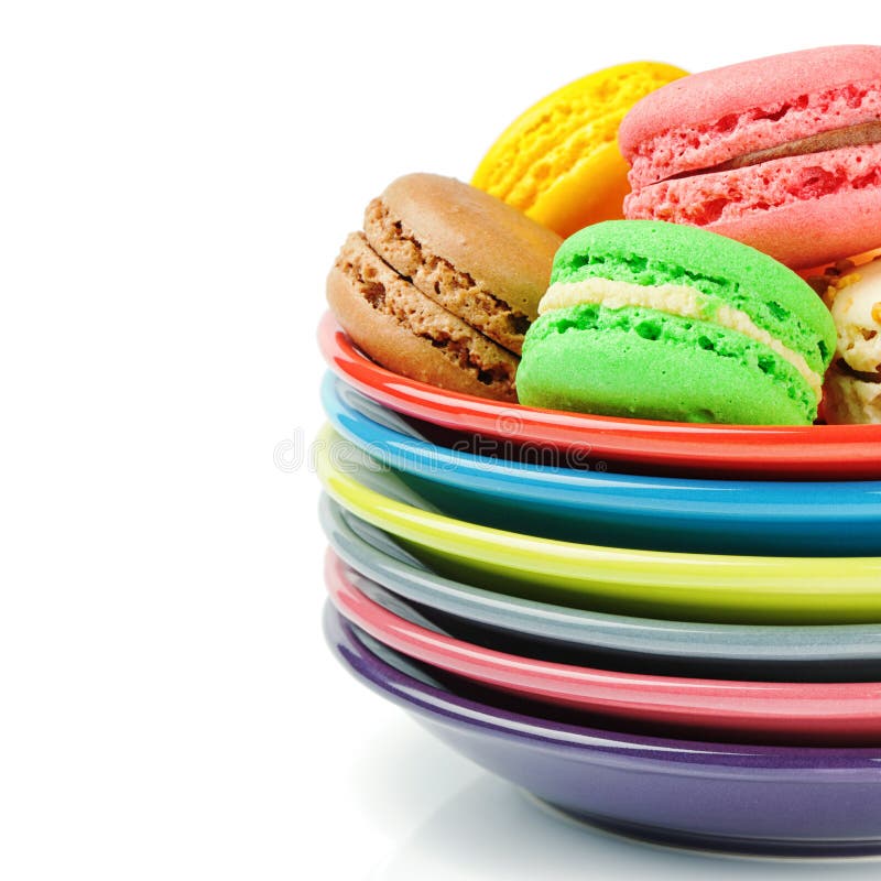 Colorful French macaroons stock image. Image of celebrate - 30964495
