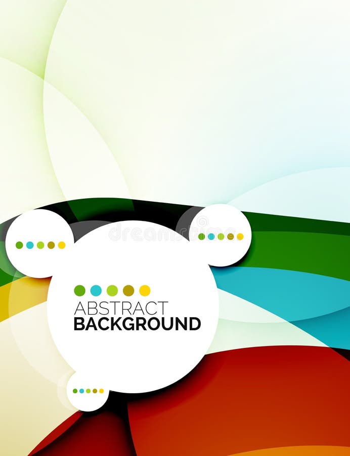 Colorful Fresh Modern Abstract Background Stock Vector - Illustration ...