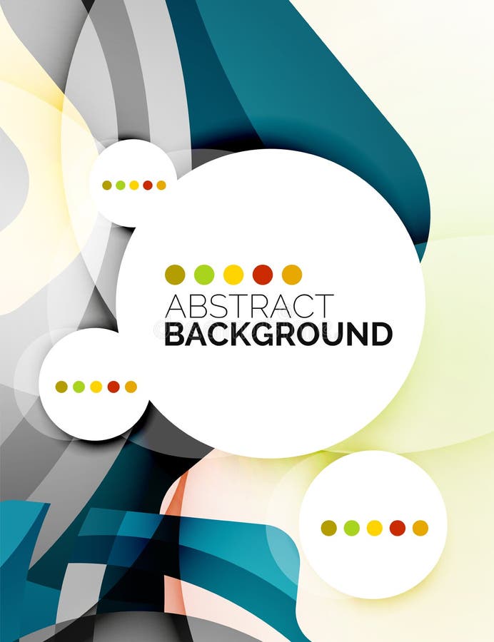 Colorful Fresh Modern Abstract Background Stock Vector - Illustration ...