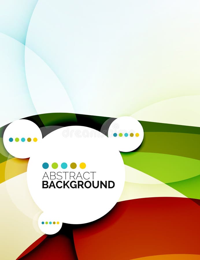 Colorful Fresh Modern Abstract Background Stock Vector - Illustration ...