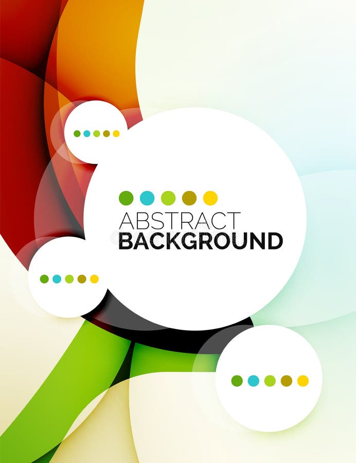 Colorful Fresh Modern Abstract Background Stock Vector - Illustration ...