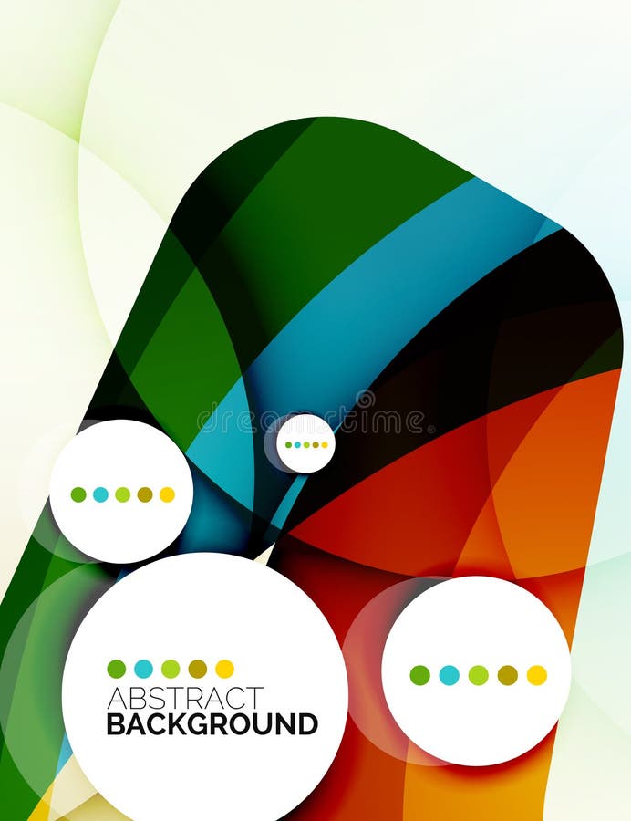Colorful Fresh Modern Abstract Background Stock Vector - Illustration ...