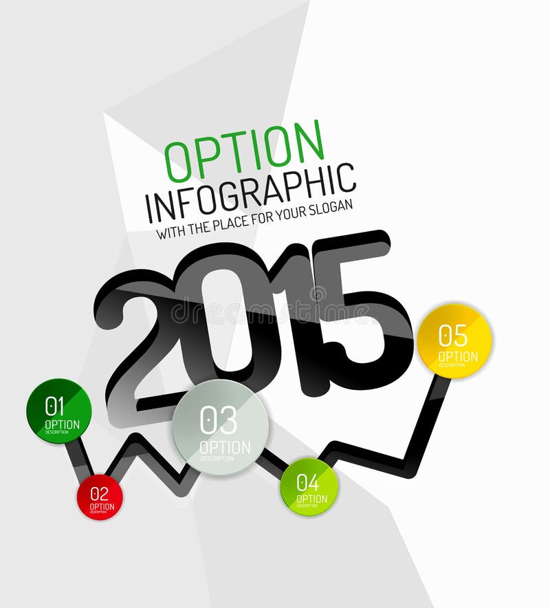 Colorful Fresh Sticker Infographics Stock Vector - Illustration of ...