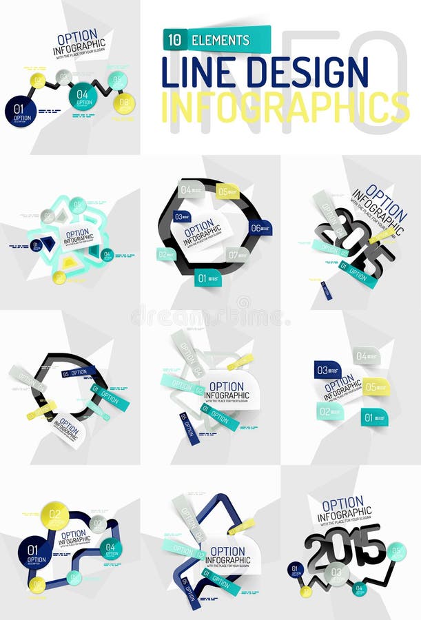 Colorful Fresh Sticker Infographics Stock Vector - Illustration of ...