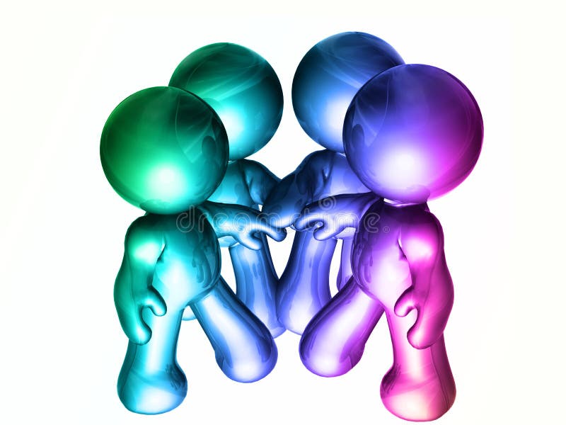 Colorful Friends Icon Figure Picture. Image: 8145826