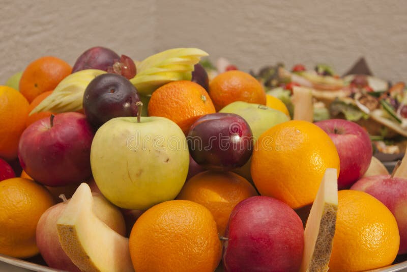 Colorful fruit bowl stock image. Image of crispy, cappuccino - 35989017