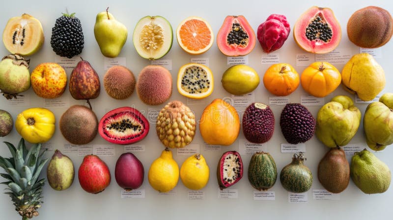 Colorful Fruit Collection (1 Stock Photo - Image of healthy ...