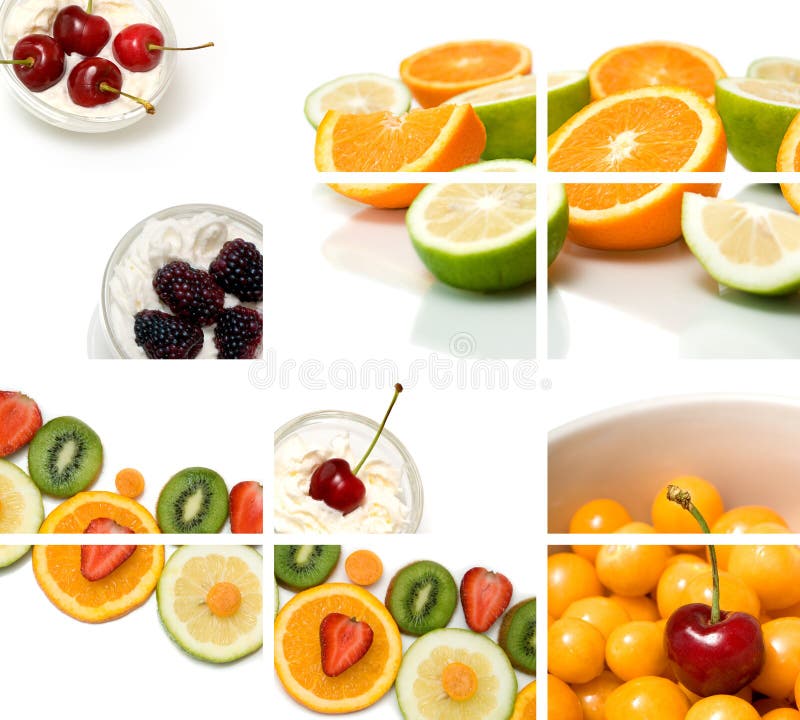 Colorful fruit composition stock image. Image of colorful - 7554947
