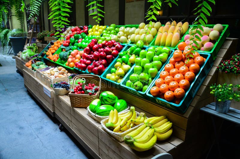 Fruit shop stock image. Image of hongkong, fruity, greengrocer - 2120327