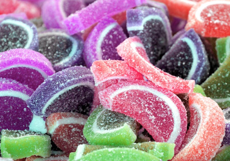 Colorful Fruity Soft Candies As Background Stock Image - Image of candy ...