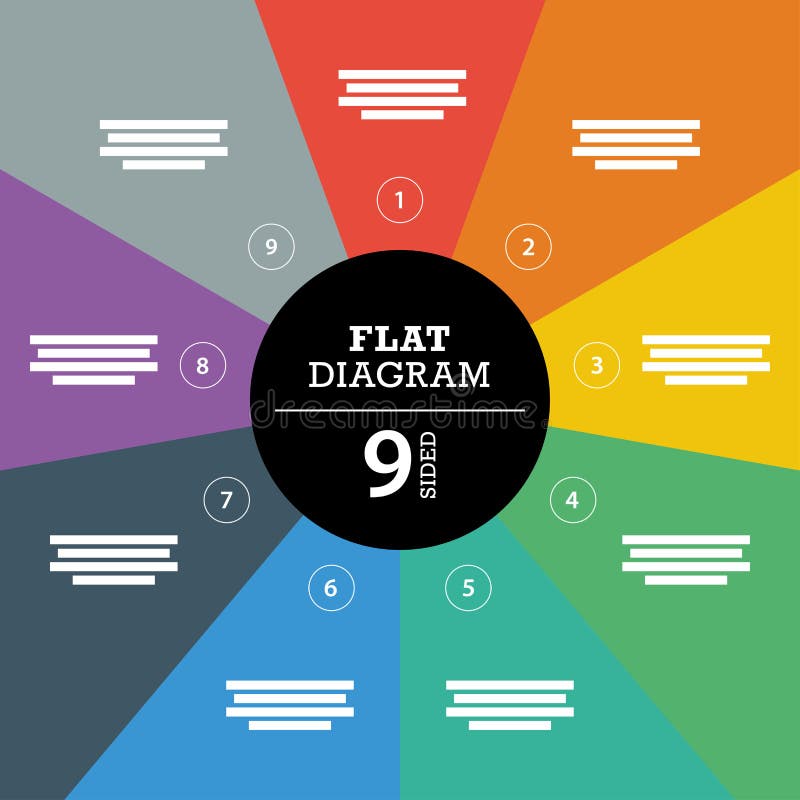 Colorful Full Background Stripe Puzzle Presentation Diagram Infographic ...