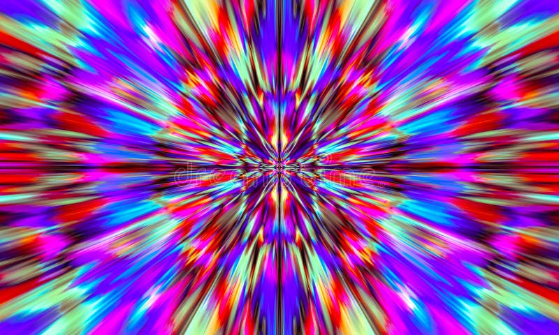 Colorful Fun Background, Halo, Ray Light Glowing Abstract Background ...