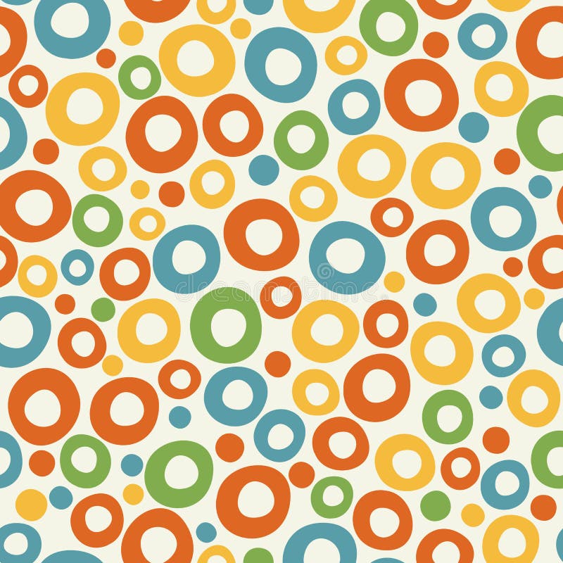 Colorful Funky Bubble Background Stock Vector - Illustration of chain ...