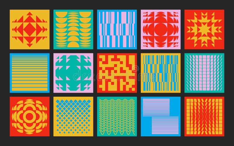 Funky Square Cinco De Mayo Cut Out Card Stock Vector - Illustration of ...