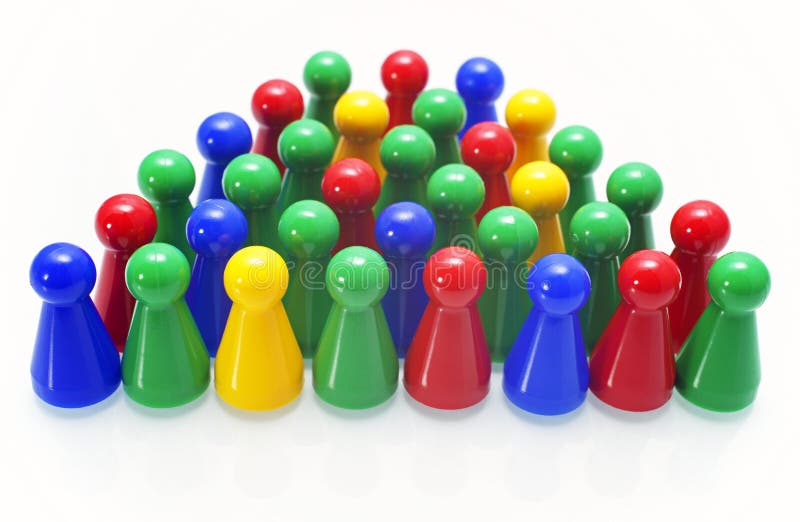 Colorful game pieces stock image. Image of figures, colorful - 17193991