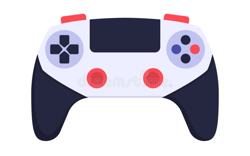 Colorful Gamepad Controller for Gaming Stock Vector - Illustration of ...