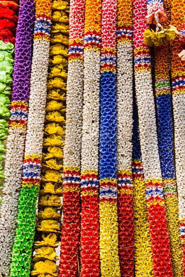Colorful garland stock image. Image of closeup, offerings - 39148647