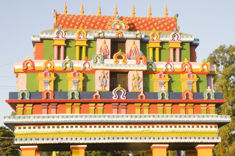 Colorful gate stock image. Image of handicraft, colorful - 21608285