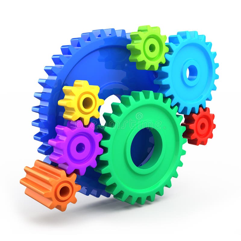 Gear Wheels stock illustration. Illustration of machine - 5742512