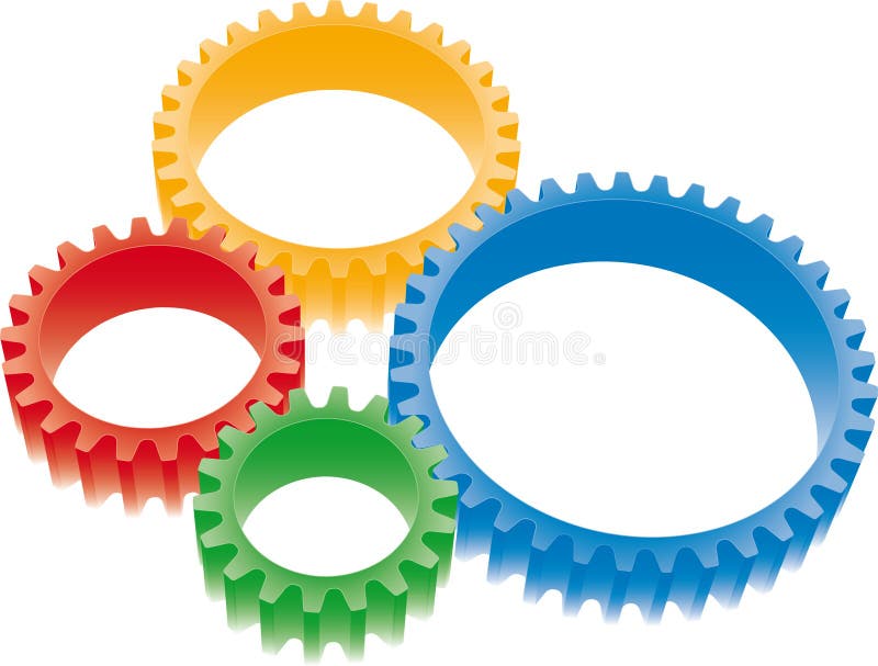 HR colorful symbol stock vector. Illustration of color - 14357923