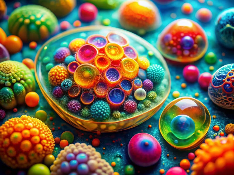 Colorful Gelatin Model Reveals Intricate Biological Structures a ...