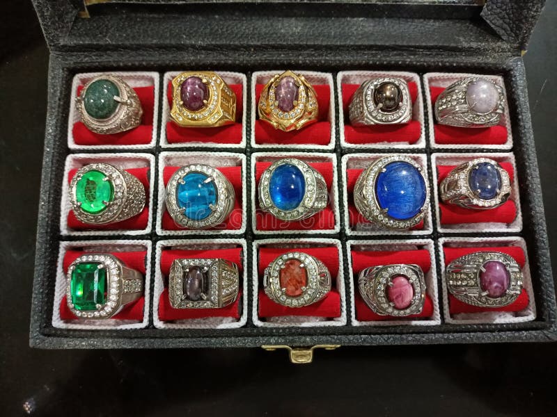 The Colorful Gems are Pleasing To the Eye & X28;batu Akik& X29; Stock ...