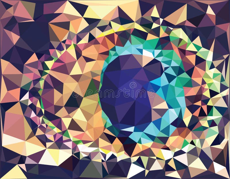 Colorful Geometric Abstraction Stock Vector - Illustration of visual ...