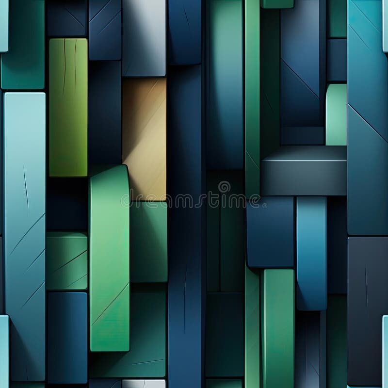 Colorful Geometric Background with Blocks and Squares (tiled) Stock ...
