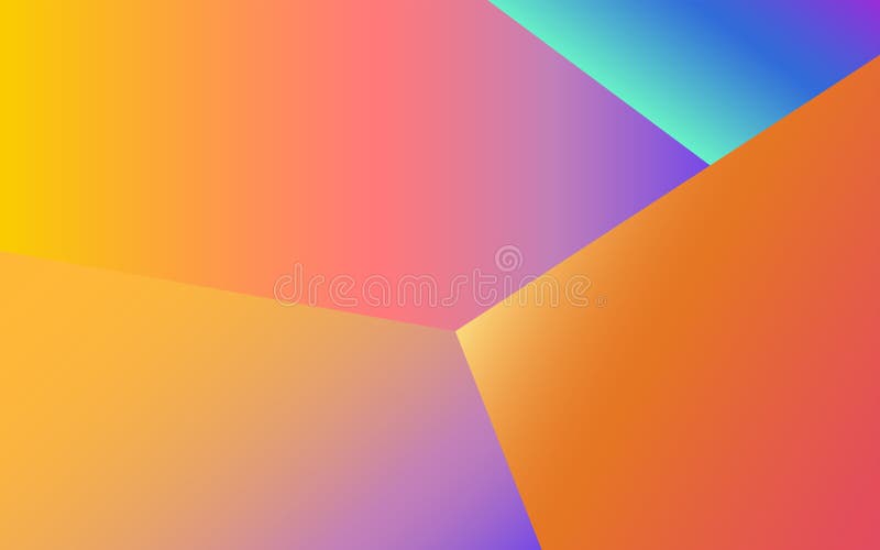 Colorful Geometric Background with Color Gradient Triangles Stock ...