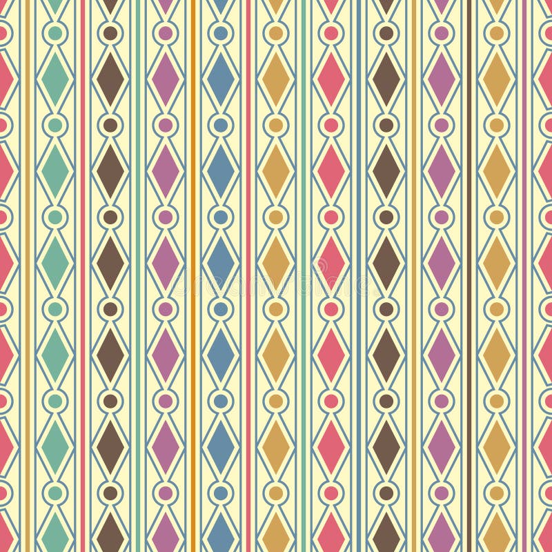 Colorful Geometric Background. Composition of Consecutive Repeating ...