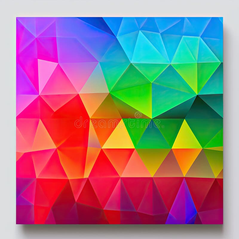 Colorful Geometric Background Stock Illustration - Illustration of ...