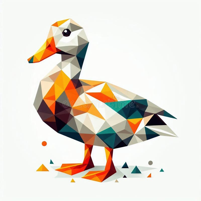Duck Geometric Stock Illustrations – 1,235 Duck Geometric Stock ...