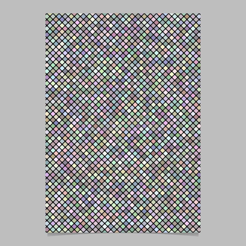 Colorful Geometric Diagonal Square Pattern Background Brochure Template ...