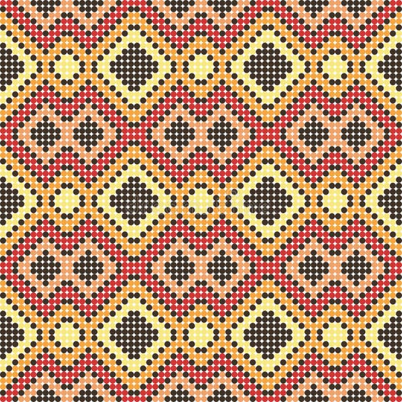 Colorful Geometric Dot Pattern Stock Vector - Illustration of playful ...
