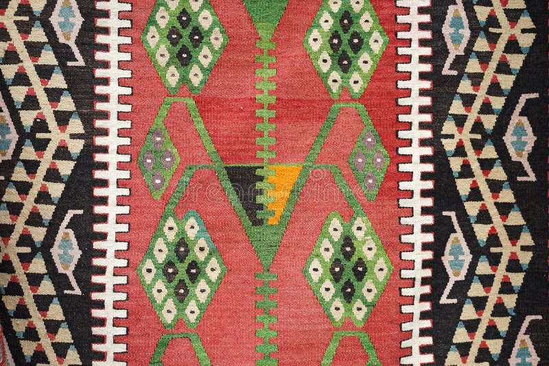 Colorful Geometric Fabric in Middle East Style Texture Pattern Stock ...